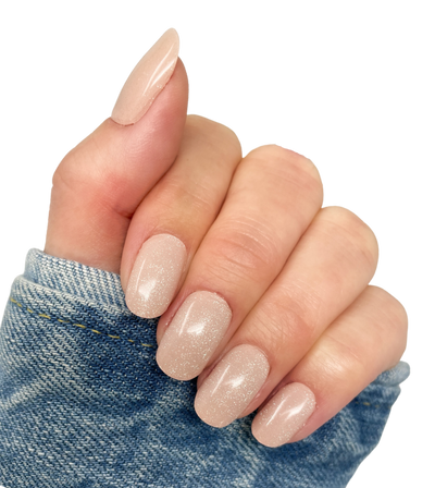 Sahara Shimmer - Semi-Cured Gel Nail Strips | Polish Pops